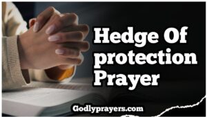 Hedge of Protection Prayer For Protection Around Your Life